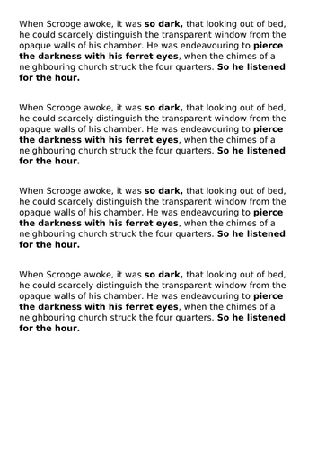 Analysis of Ghost of Christmas Past AQA 2022 | Teaching Resources