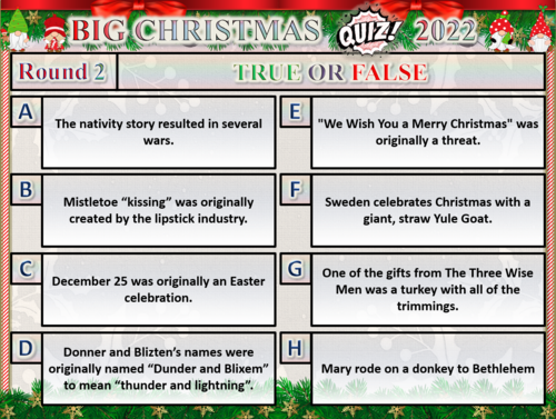 Christmas Quiz | Teaching Resources