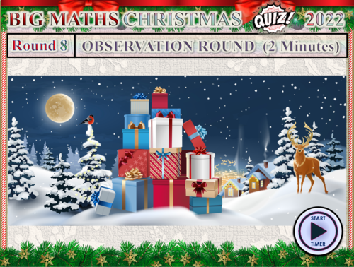 Maths Christmas Quiz | Teaching Resources