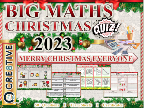 Maths Christmas Quiz | Teaching Resources