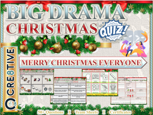 Drama Christmas Quiz | Teaching Resources