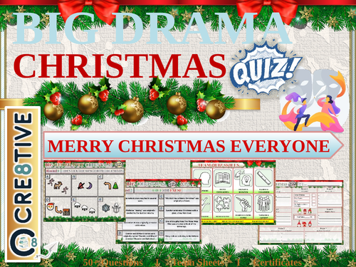 Drama Christmas Quiz | Teaching Resources
