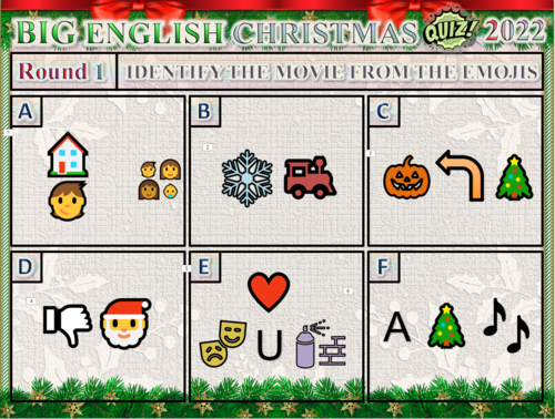 English Christmas Quiz | Teaching Resources