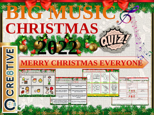 Music Christmas Quiz | Teaching Resources
