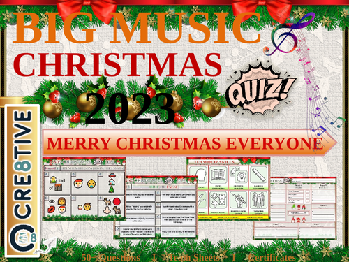 Music Christmas Quiz | Teaching Resources