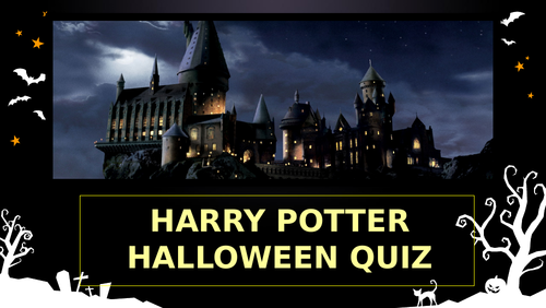 HARRY POTTER HALLOWEEN QUIZ:BUNDLE RESOURCE | Teaching Resources