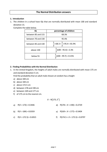 Edexcel A-Level Mathematics (Y1+2 Applied) | Teaching Resources