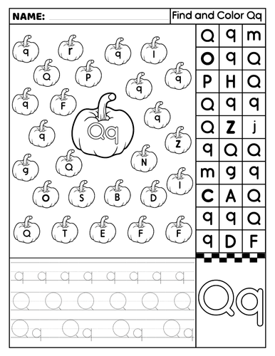 Color by letter | alphabet Letter tracing | Alphabet Letter ...
