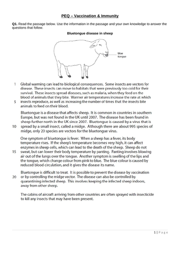 L3 - 2.63B - Vaccination & Immunity (IGCSE Biology 9-1 Edexcel ...