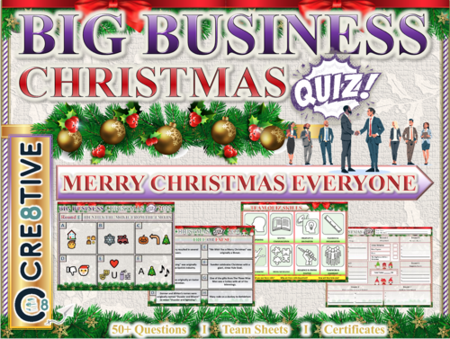 Business Christmas Quiz | Teaching Resources
