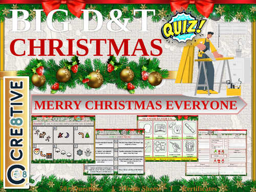 D&T Christmas Quiz | Teaching Resources