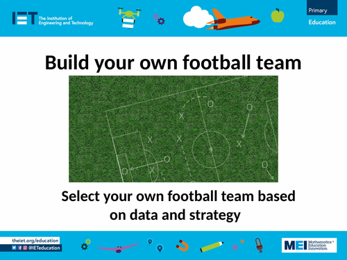Build your own football team | Teaching Resources