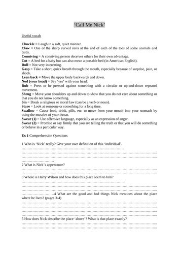 Call me Nick, Hitchcock Presents Literature with a Devil article (B2 ...