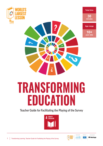 TRANSFORMING EDUCATION SURVEY | Teaching Resources