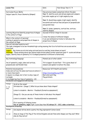 Geometry with Flags | Teaching Resources