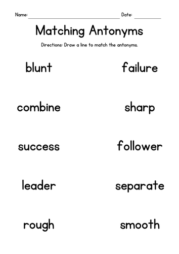 Antonyms & Synonyms Worksheets BUNDLE - Reading & Writing Activities ...