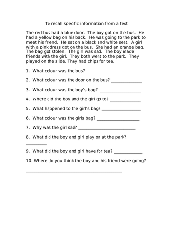 CVC words comprehension | Teaching Resources