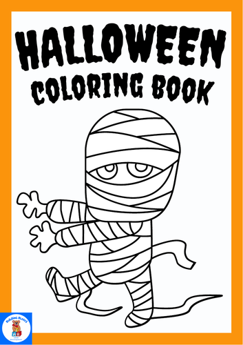 Halloween Coloring Book. Arts and Crafts, Art, fine motor skills ...