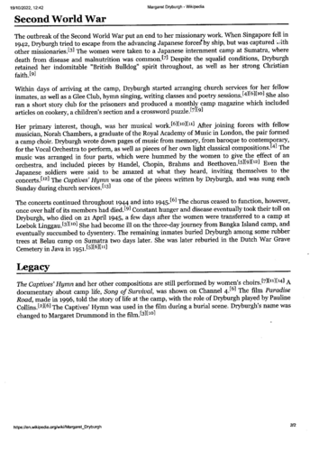 Margaret Dryburgh (1890-1945) | Teaching Resources