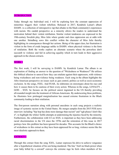 IB English Literature A Individual Oral | Teaching Resources