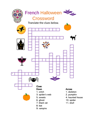 French Halloween Vocabulary Pack | Teaching Resources