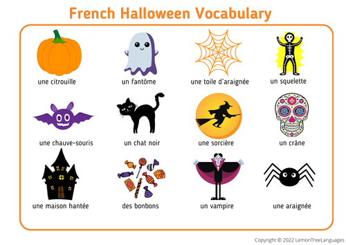 French Halloween Vocabulary Pack | Teaching Resources
