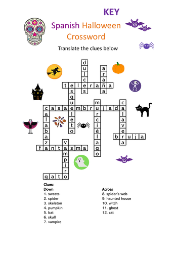 Spanish Halloween Vocabulary Pack | Teaching Resources