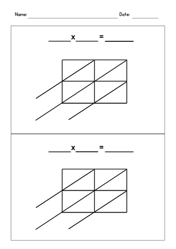 Lattice Multiplication Blank Templates BUNDLE - Math Worksheets - Test ... Lattice Multiplication Blank Templates BUNDLE - Math Worksheets - Test ...