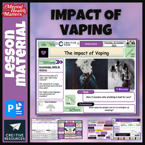 The Impact of Vaping | Teaching Resources