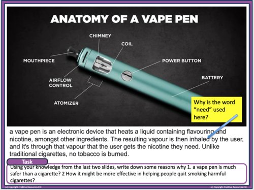 The Impact of Vaping | Teaching Resources