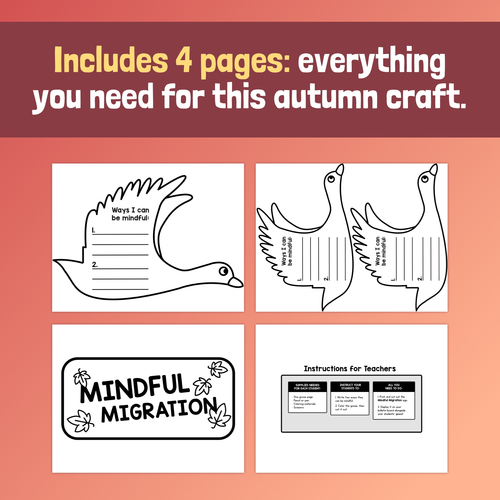 Fall Bulletin Board Mindfulness Activity | Self Regulation, Autumn ...