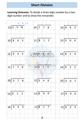 Division Workbook - Functional Skills Maths - Entry Level 3 | Teaching ...