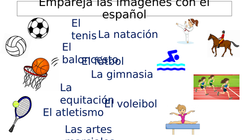 Jugar y hacer con deportes | Teaching Resources