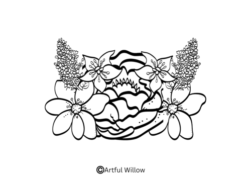 Flower crown template | Teaching Resources