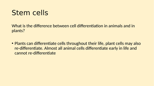 Cell division - GCSE biology AQA B2 | Teaching Resources