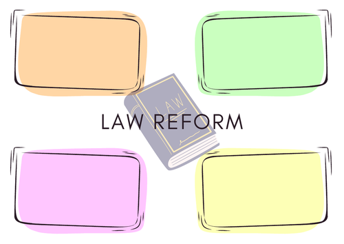 A-Level Law: Law Reform Crib Sheet (Law Commission) | Teaching Resources