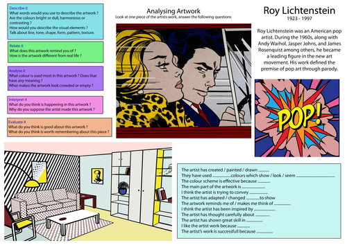 Roy Lichtenstein | Teaching Resources