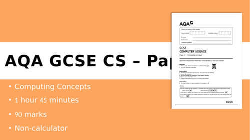 AQA GCSE Computer Science Paper 2 Revision Slides | Teaching Resources
