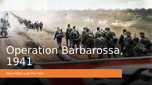 Second World War - Operation Barbarossa - How Hitler Lost The War ...