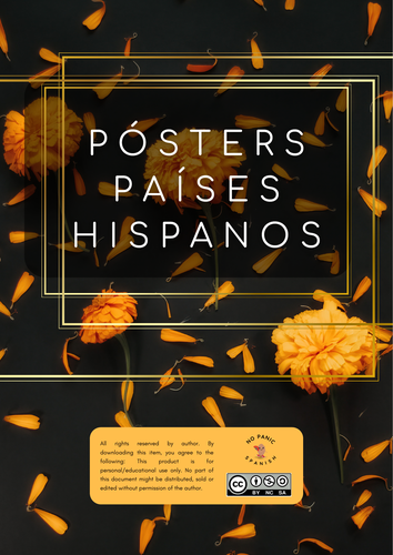 POSTERS | Hispanic Countries & etymology | Teaching Resources