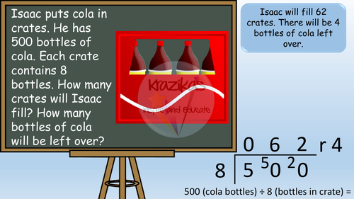 Functional Skills Maths - Entry Level 3 - Division PowerPoint Lesson ...