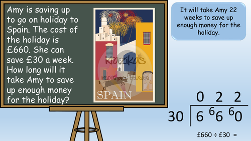 Functional Skills Maths - Entry Level 3 - Division PowerPoint Lesson ...