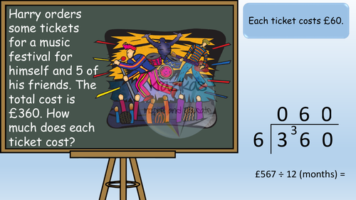 Functional Skills Maths - Entry Level 3 - Division PowerPoint Lesson ...