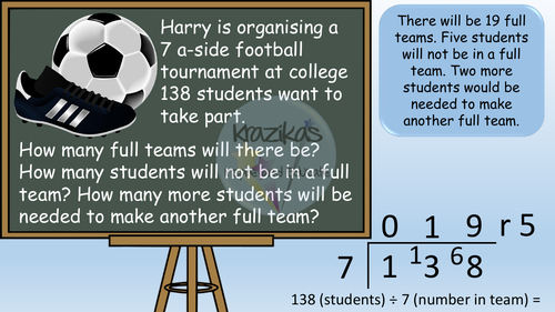 Functional Skills Maths - Entry Level 3 - Division PowerPoint Lesson ...