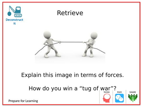 KS3 Forces Lesson 5 - Balanced & Unbalanced Forces | Teaching Resources