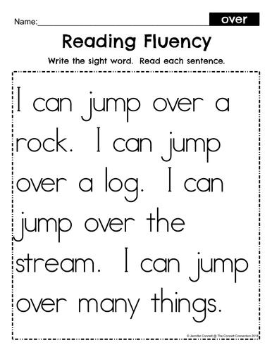 Fry 101-200 Sight Word Fluency Passages | Teaching Resources Fry 101-200 Sight Word Fluency Passages | Teaching Resources