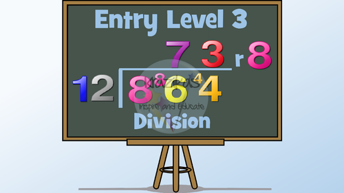 Division - PowerPoint Lesson and Workbook - Functional Skills Maths ...