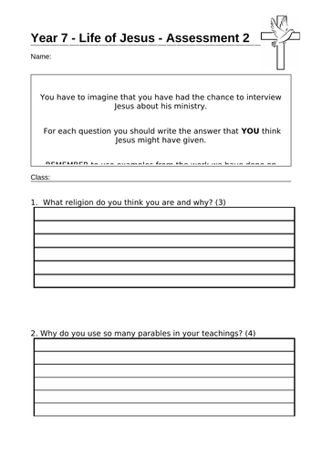 KS3 RE assessment pack | Teaching Resources