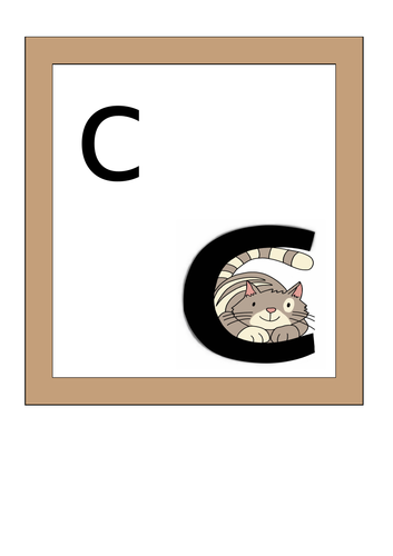 Little Wandle alphabet cards | Teaching Resources