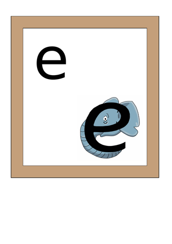 Little Wandle alphabet cards | Teaching Resources